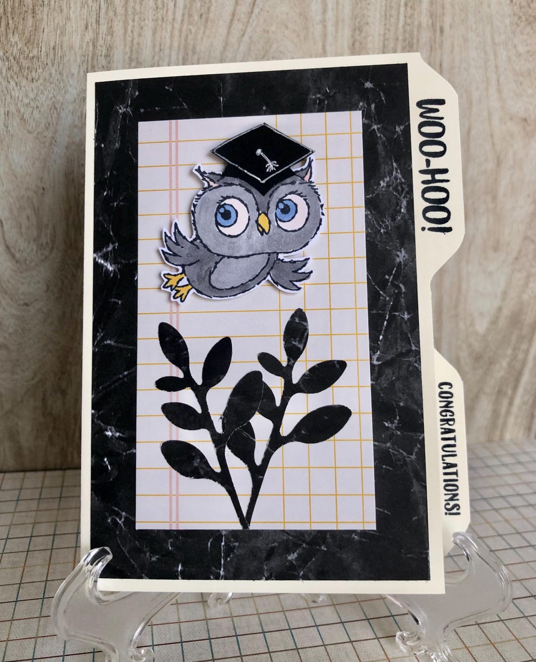 Adorable Owl File Folder Graduation Card - Etsy