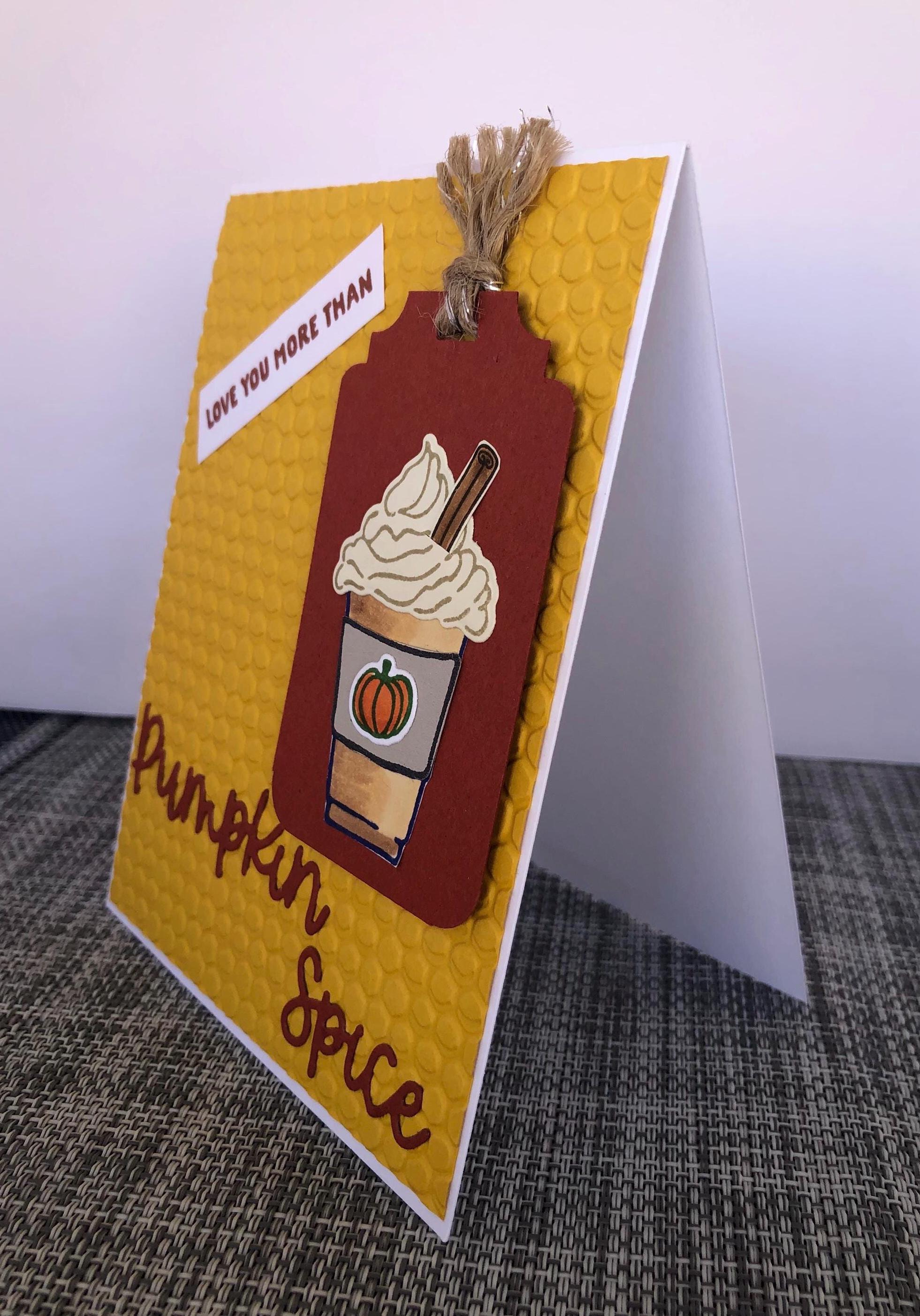 Pumpkin Spice Blank Inside Card - Etsy