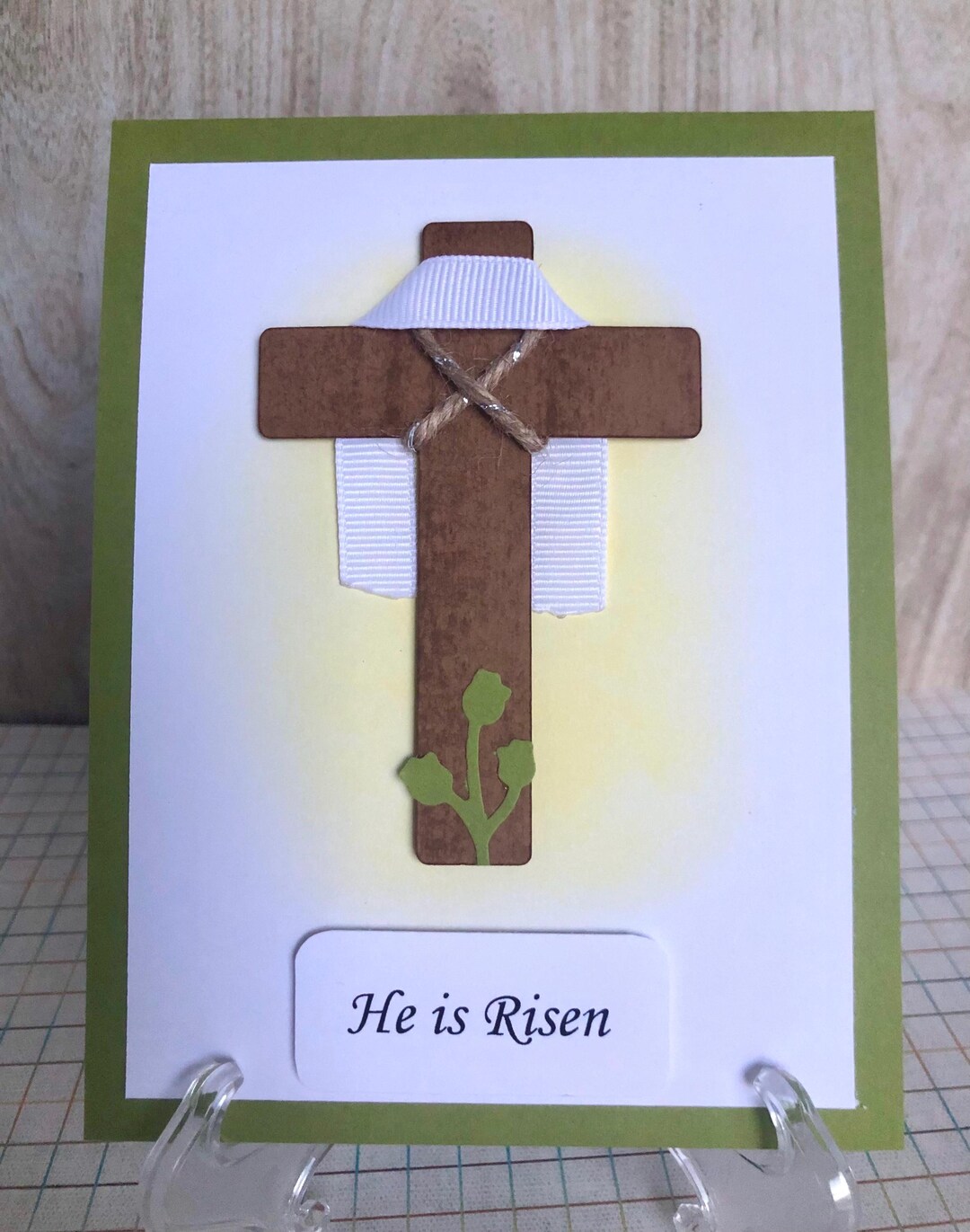 Religious “he is Risen” Card for Easter - Etsy
