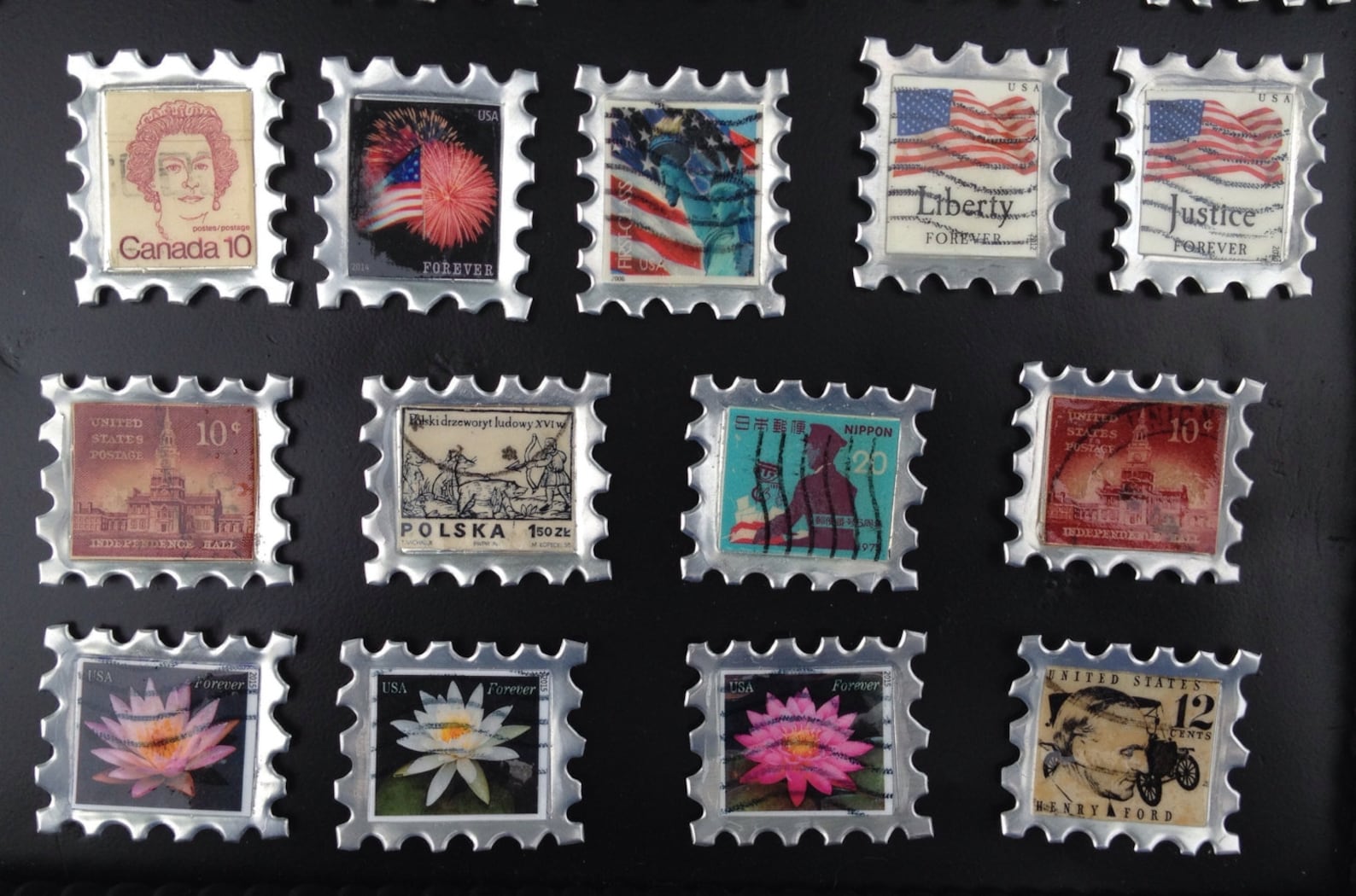 Postage Stamp Magnet - Etsy