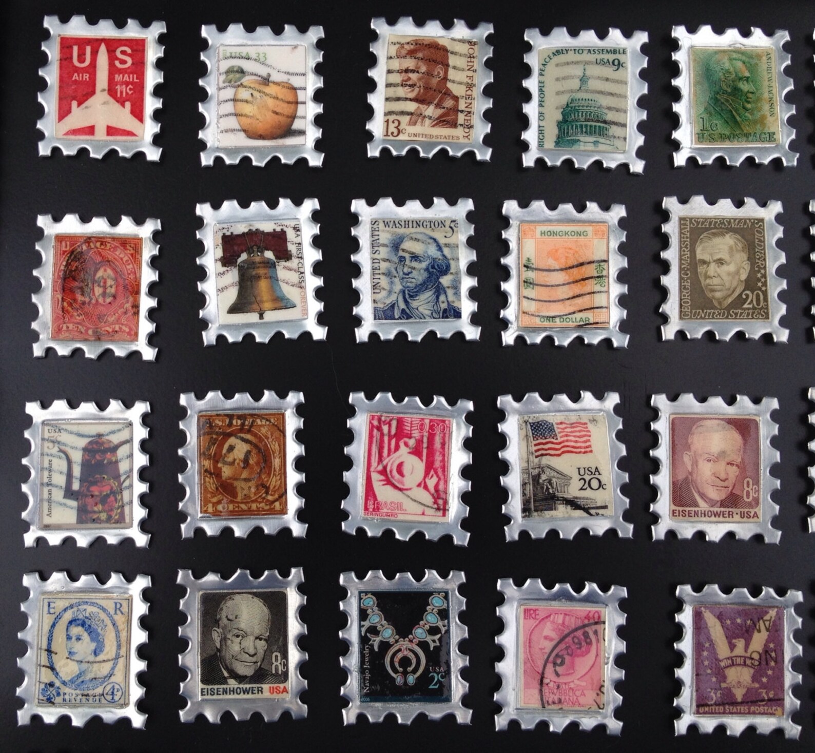 Postage Stamp Magnet - Etsy