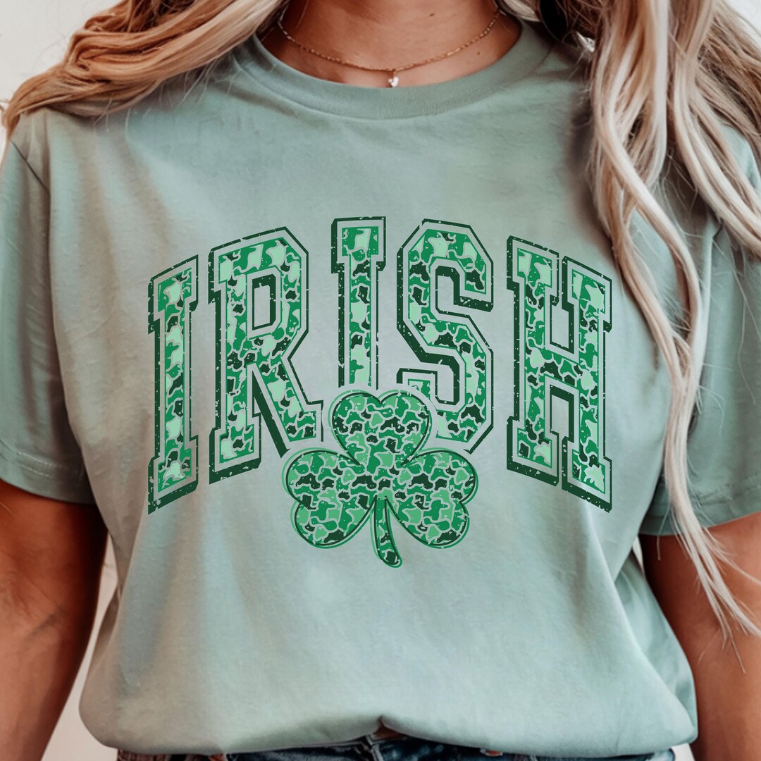 Irish Shamrock PNG – Vintage St Patrick’s Day Lucky Clover Design ...