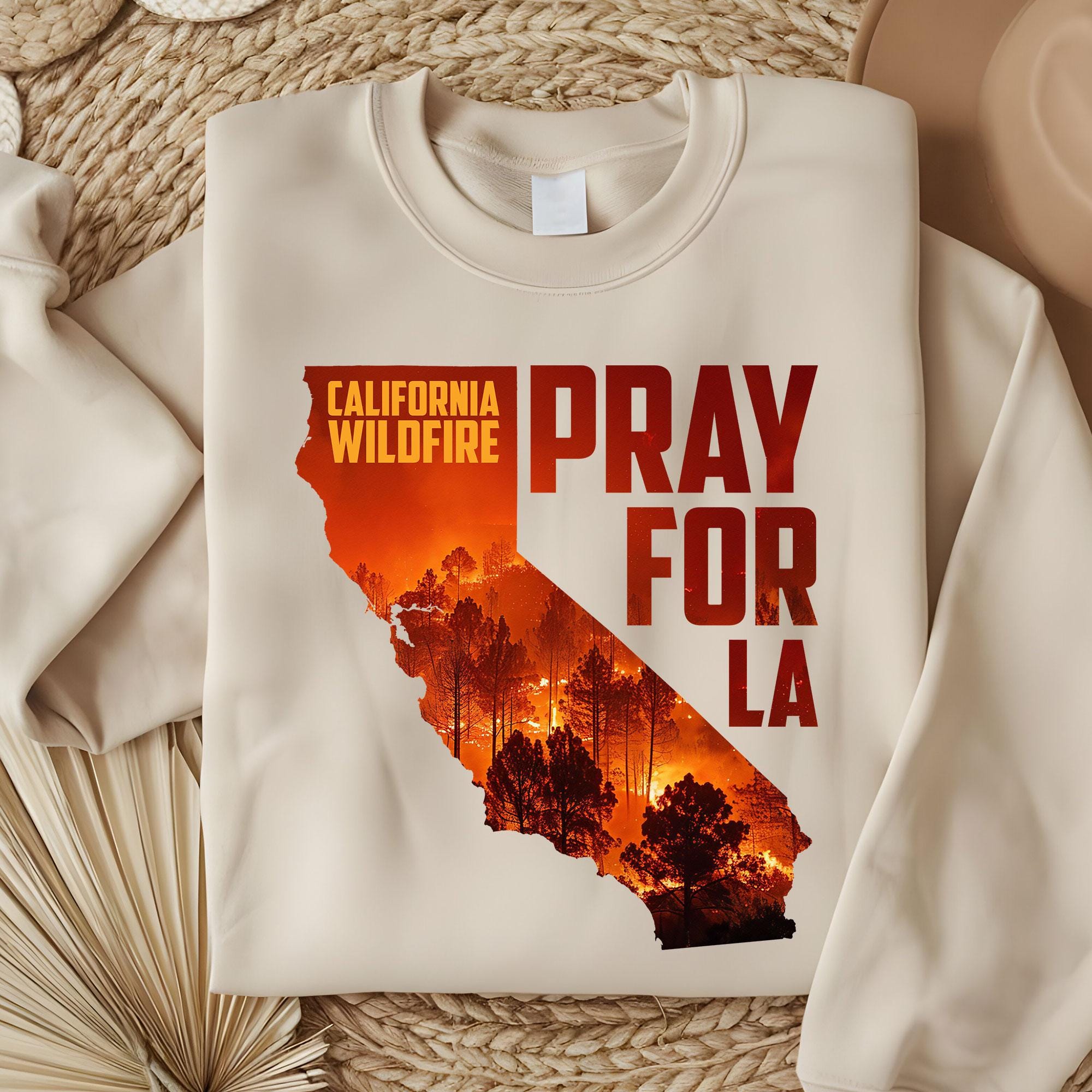 Pray for California Wildfire PNG Design (digital Download) - Etsy
