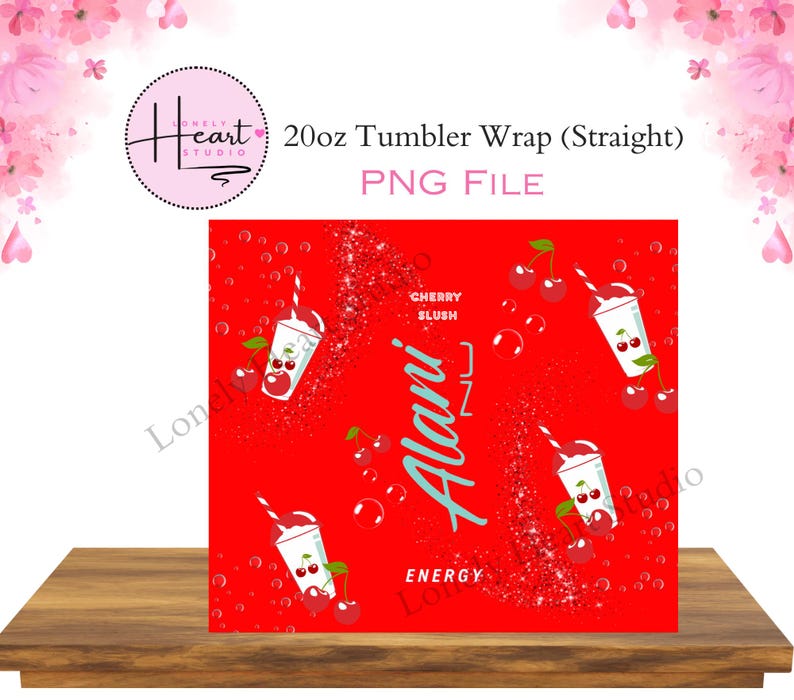 ALANI Nu Inspired Design - CHERRY Slush Energy Drink - 20oz Straight ...