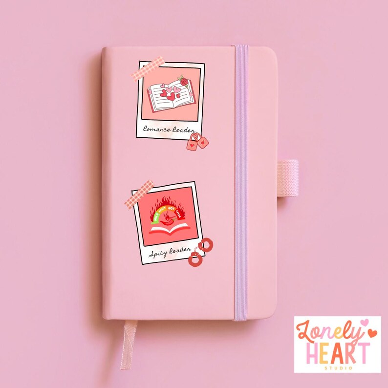 Bookish Polaroid PNG Bundle - Trendy Reader Stickers Totebag Books ...