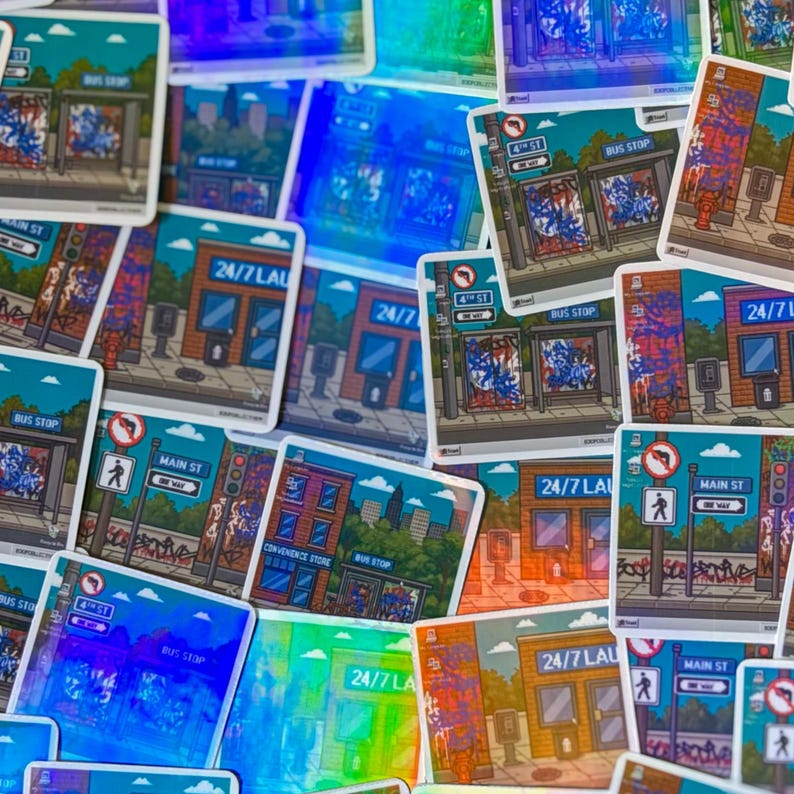 Windows 95 Desktop Sticker Pack – Pixel Art City Scenes – Retro Y2K ...