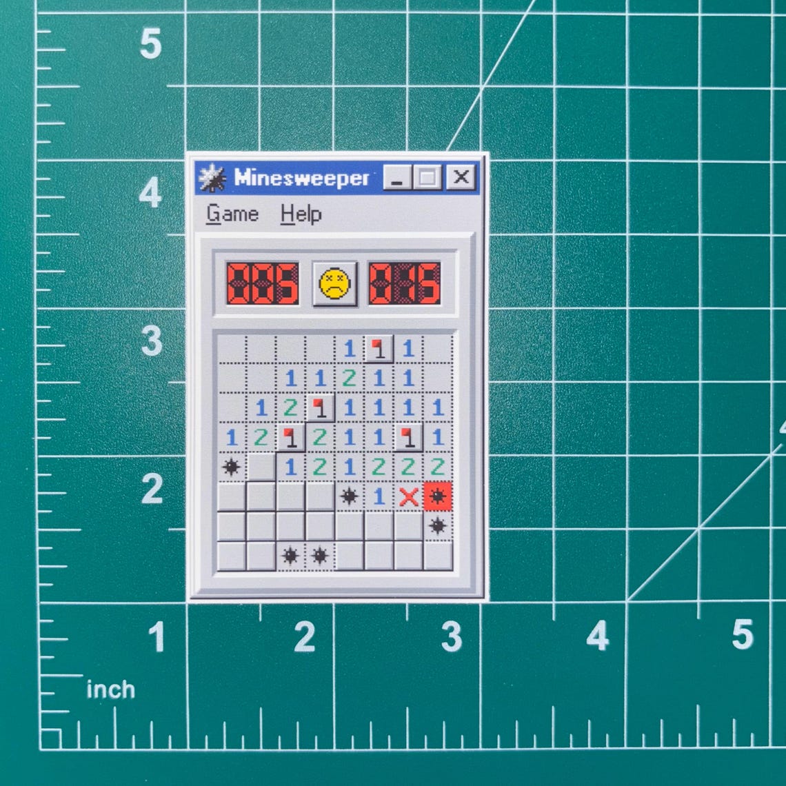 Windows 95 MS Minesweeper Sticker– Retro 90s Computer Vinyl Decal – Y2K ...