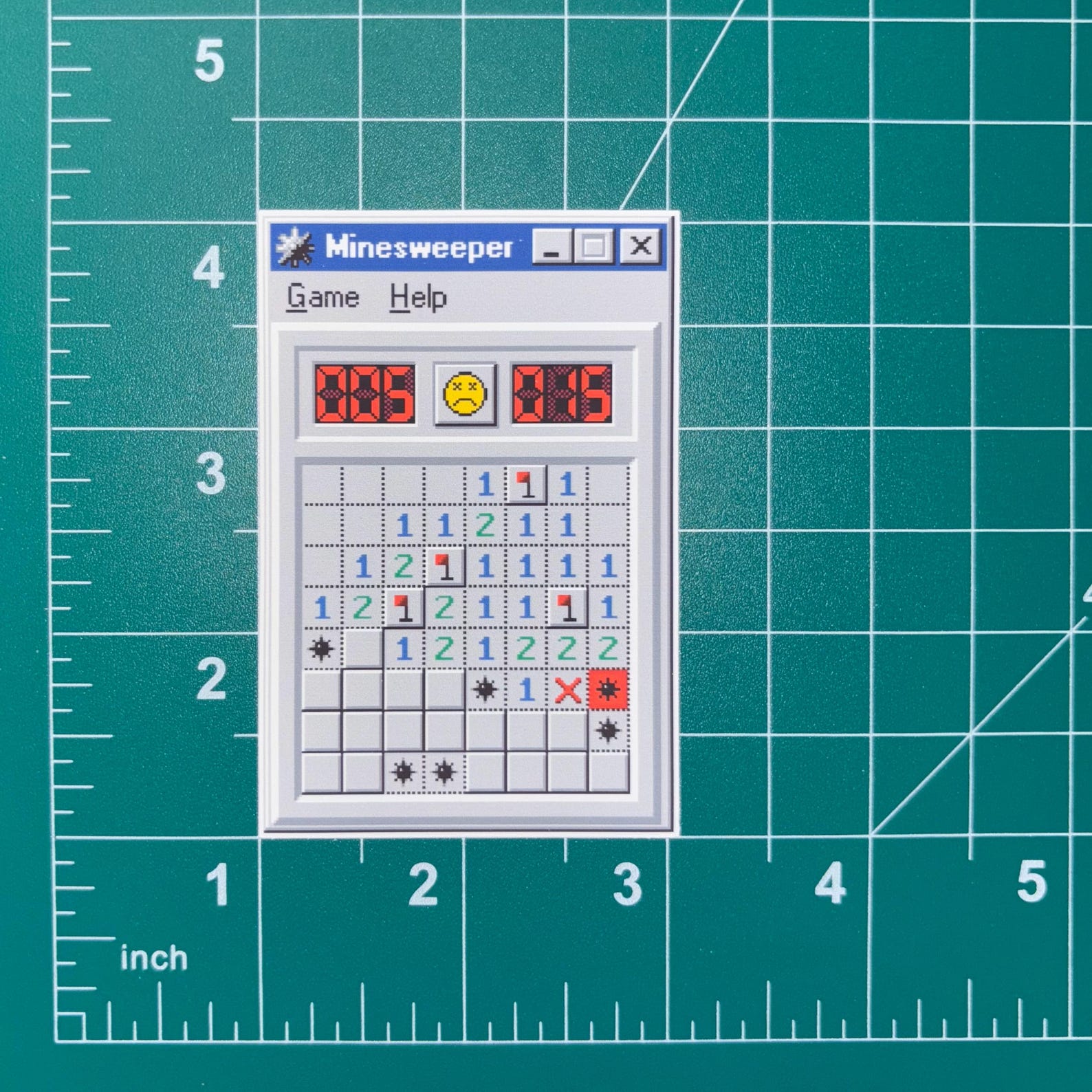 Windows 95 MS Minesweeper Sticker– Retro 90s Computer Vinyl Decal – Y2K ...