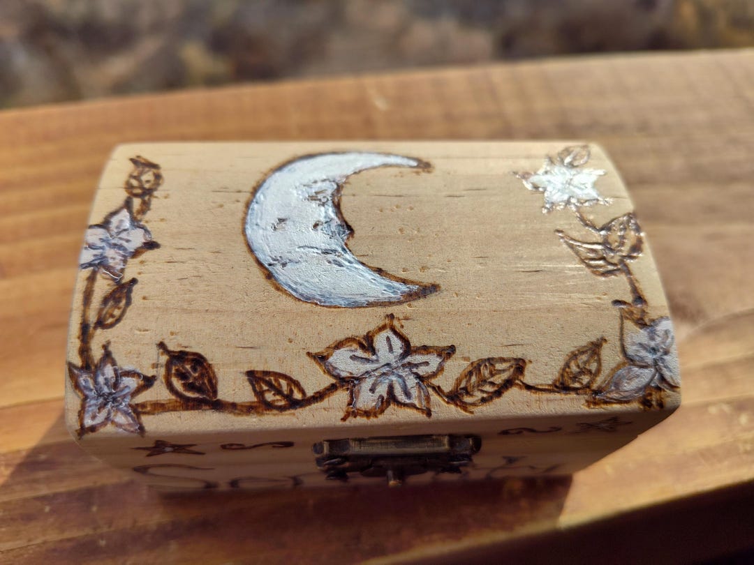 Box Personalized With Sun Moon Design - Etsy