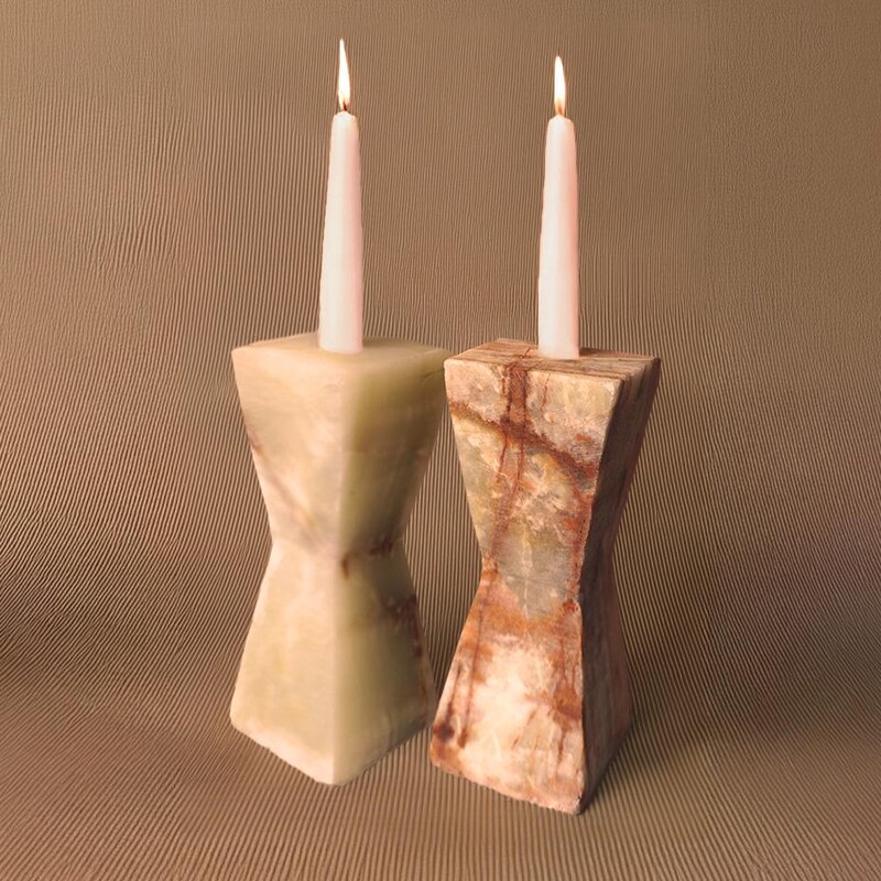 Stone Candle Holder - Etsy