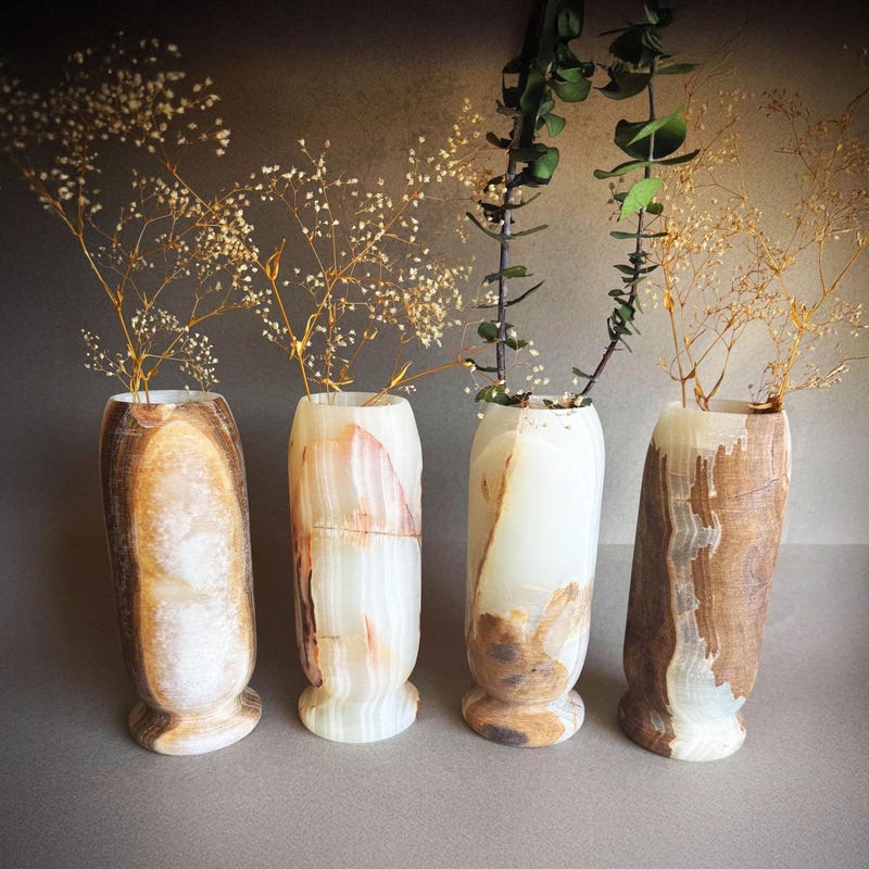 Unique Vases Stone - Etsy
