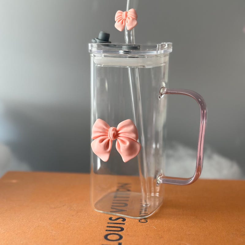 Pink Glass Cups - Etsy