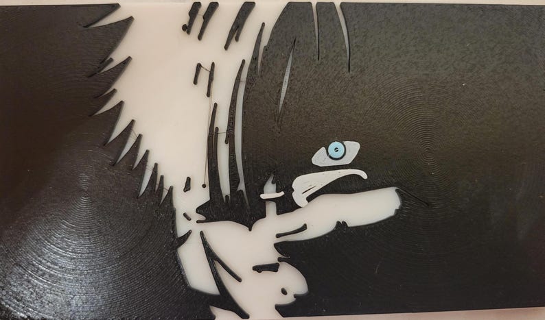 Gojo Satoru 3D Portrait (3D Jujutsu Kaisen Art) - Etsy.de