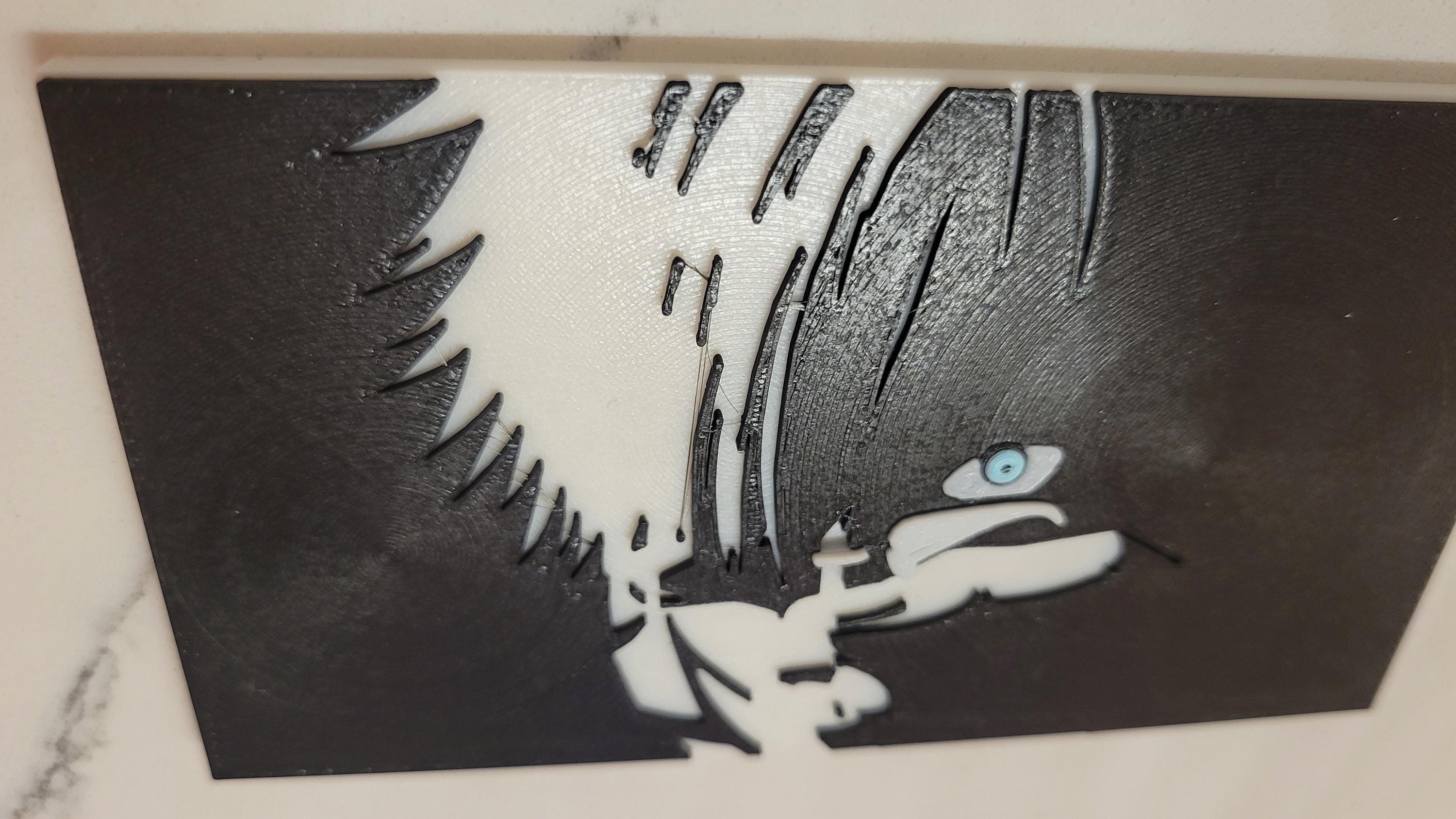 Gojo Satoru 3D Portrait (3D Jujutsu Kaisen Art) - Etsy