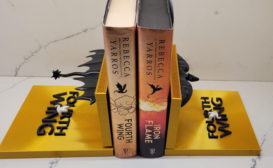 Fourth Wing Bookend (fourth Wing by Rebecca Yarros) - Etsy