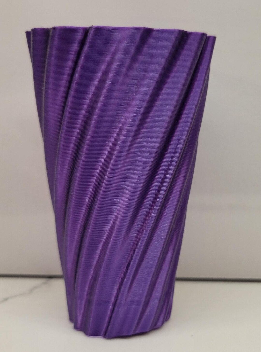 Vibrant Spiral Vase - Etsy