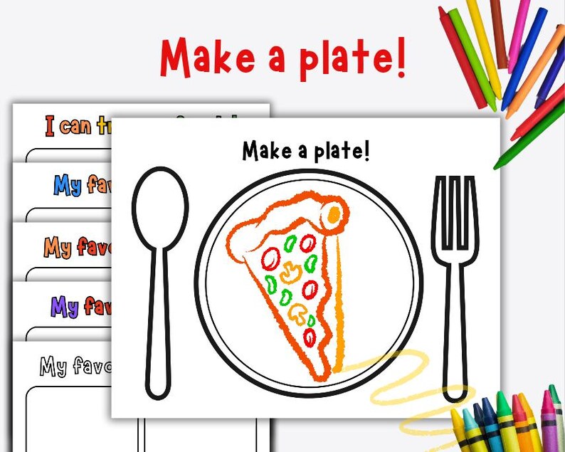 Healthy Food Activity Bundle, Food Matching, Reward Chart, Favorite ...