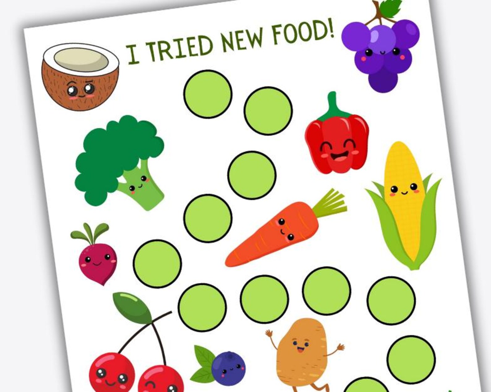 Reward Chart for Picky Eaters, Healthy Eating Rewards, Try New Foods ...