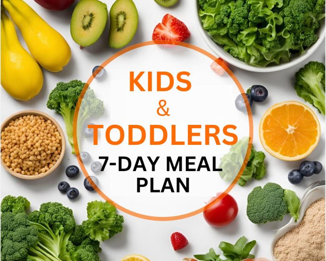 Toddler Meal Plan, Plant-based Meal Plan, Healthy Meal Plan, Easy ...