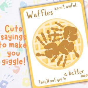 Handprint Fruit Veggie Art Bundle, 50 Food Designs, Printable Crafts ...