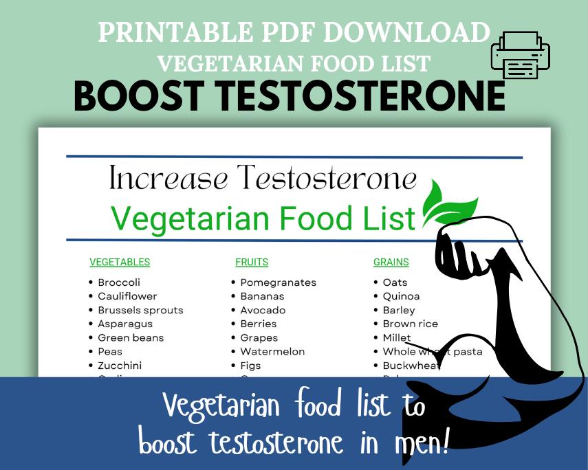 Boost Testosterone, Vegetarian Food List to Increase Testosterone in ...