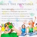 Handprint Fruit Veggie Art Bundle, 50 Food Designs, Printable Crafts ...