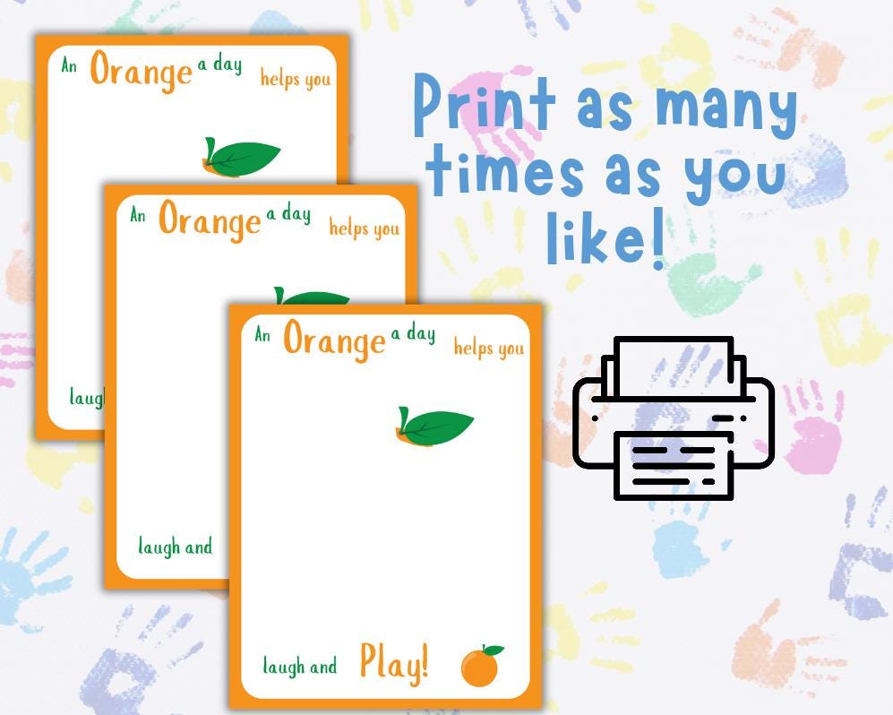 Handprint Fruit Veggie Art Bundle, 50 Food Designs, Printable Crafts ...