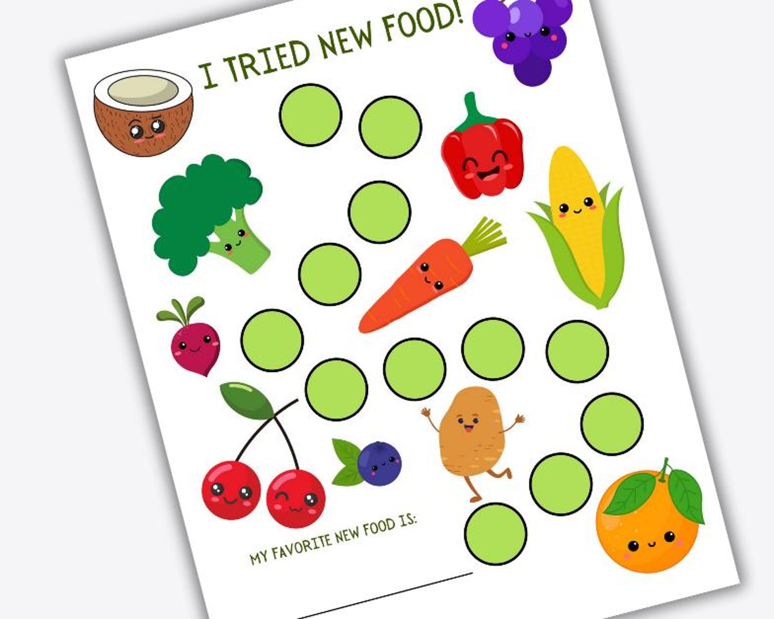Reward Chart for Picky Eaters, Healthy Eating Rewards, Try New Foods ...