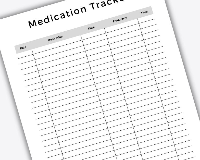 Printable Medicine Tracker | Medication Administration Record | Daily ...