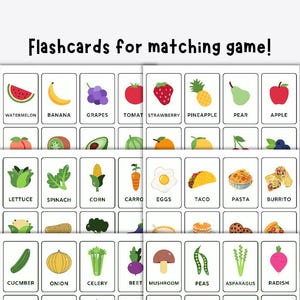 Healthy Food Activity Bundle, Food Matching, Reward Chart, Favorite ...