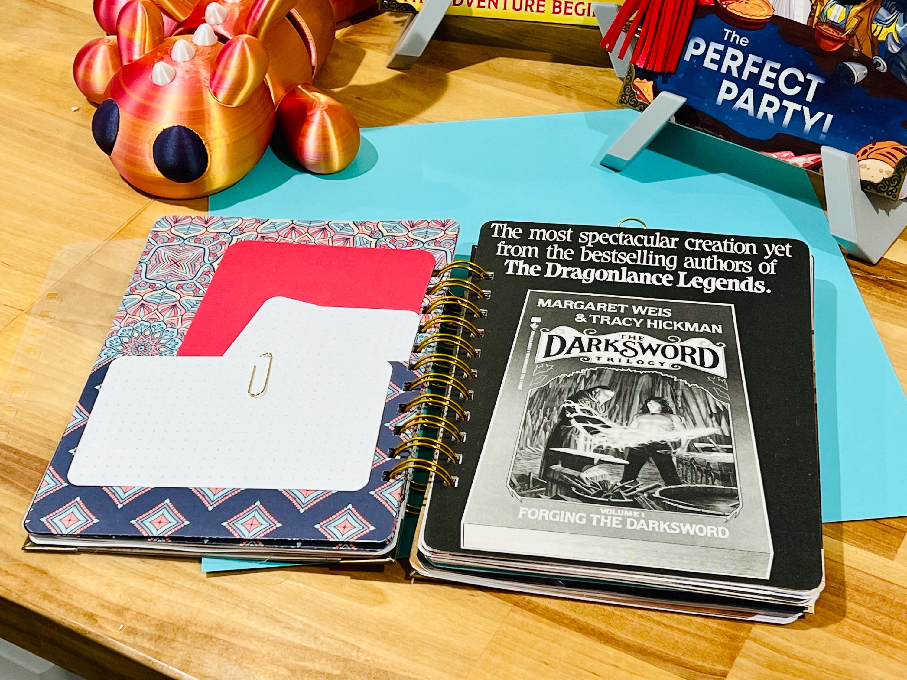 Dnd Junk Journal Little Golden Book Journal Character Sheet Notebook ...