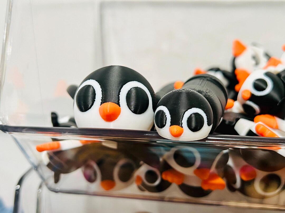 Penguin Party Favors Articulated Penguin Toy Penguin Fidget Toy Unique ...
