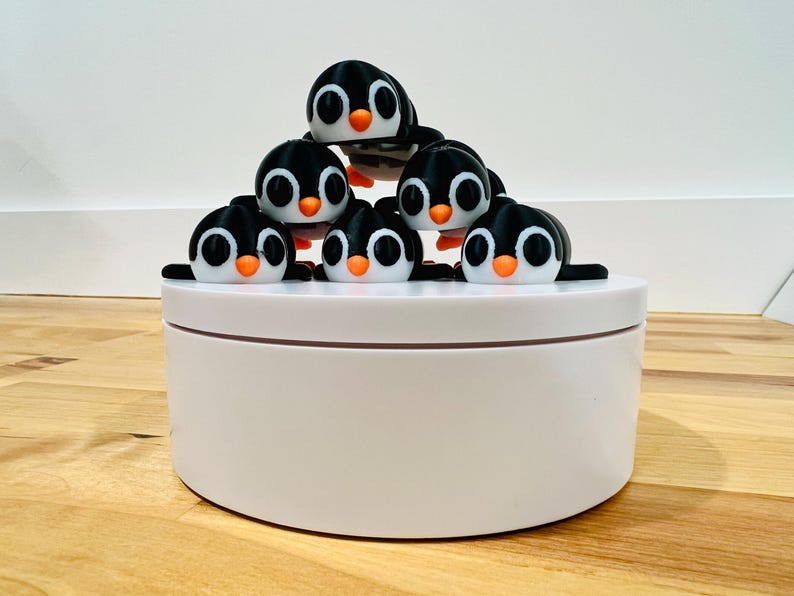 3d-printed Articulated Penguins Adorable, Flexible, and Fun - Etsy