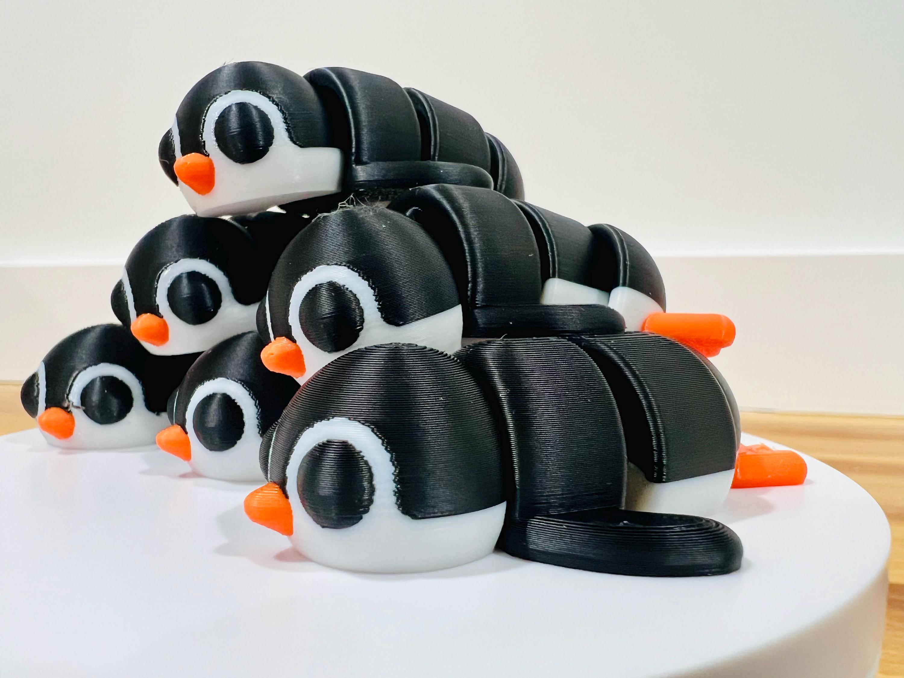 3d-printed Articulated Penguins Adorable, Flexible, and Fun - Etsy