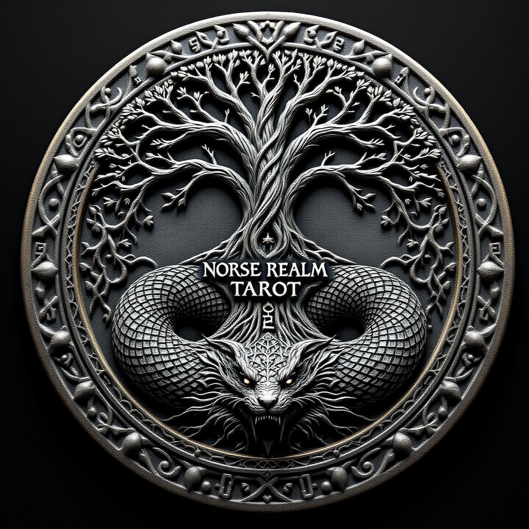 Norse Realm Tarot Deck | Viking Mythology 78 Cards | Elder Futhark ...