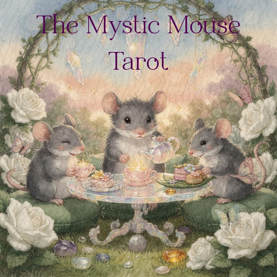 Mystic Mouse Tarot Deck | 78 Watercolor Animal Cards With Gilded Edges ...