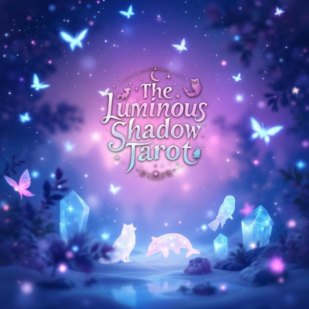 Luminous Shadow Tarot | Animal Spirit 78 Card Deck | Glowing Fantasy ...