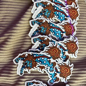 Japanese Traditional Irezumi Tattoo Flash Foo Dog Water Bottle Laptop ...