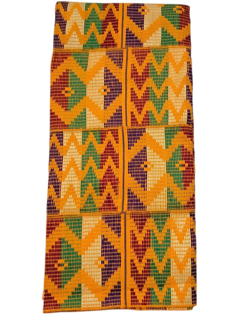 Authentic Handwoven Kente Cloth 6 Yards - Etsy