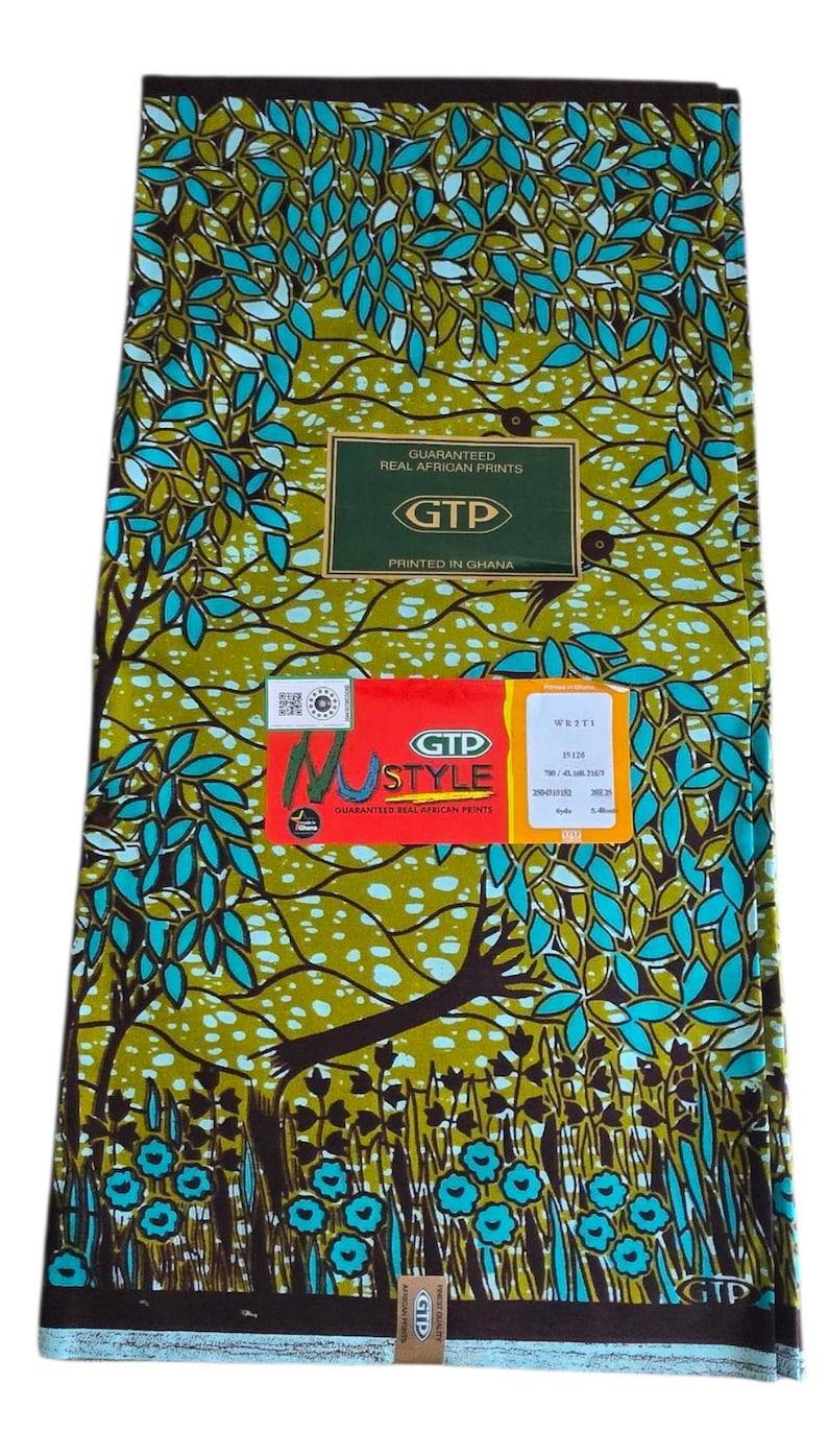 African Wax Print - GTP Nustyle Ankara Fabric 6 Yards - Etsy