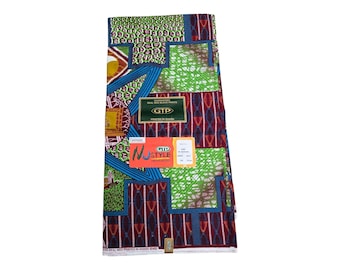 Ghana Textiles Printing (GTP) Ankara Fabric 6 Yards - Etsy