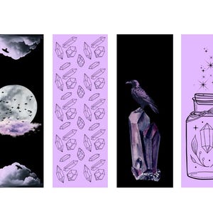 Printable Bookmark-pdf Digital File-cutesy Raven - Etsy