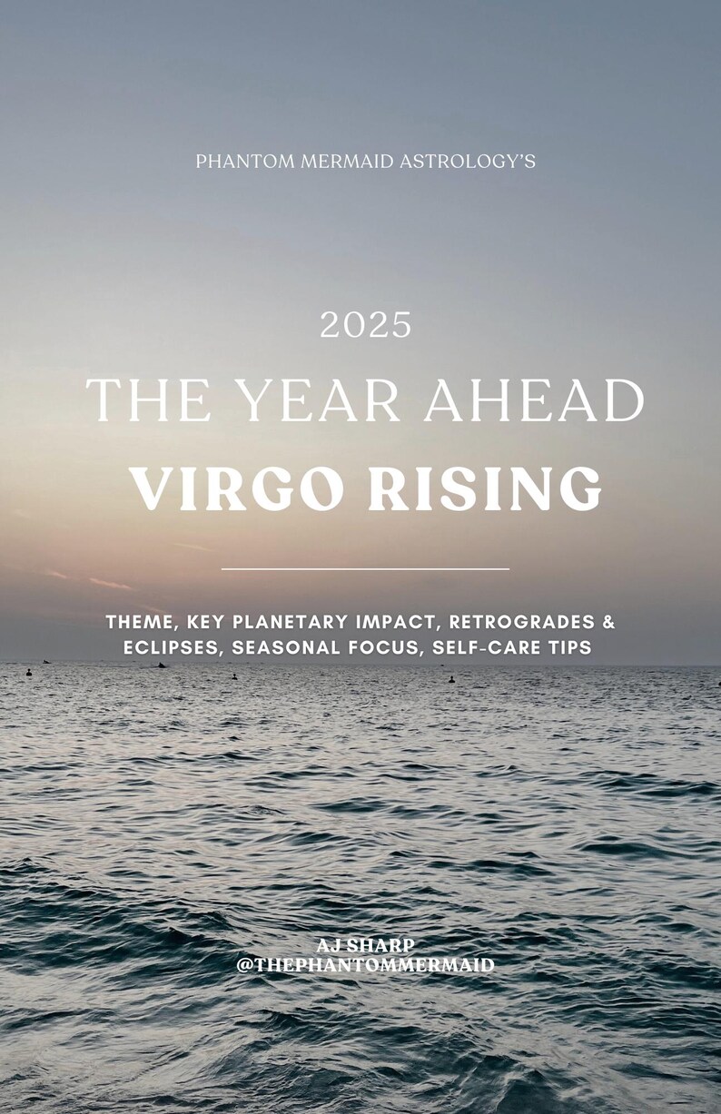 2025 Virgo Rising Astrology Supplement | Personalized Year-ahead ...