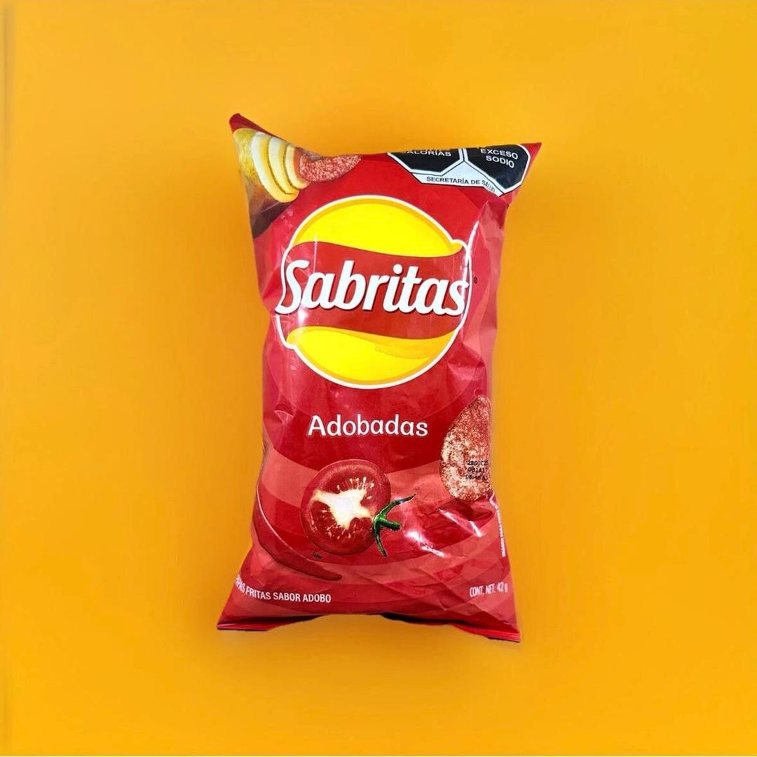 6-pack Sabritas / Lays Mexican Chips Adobadas Flavored Adobo - Etsy