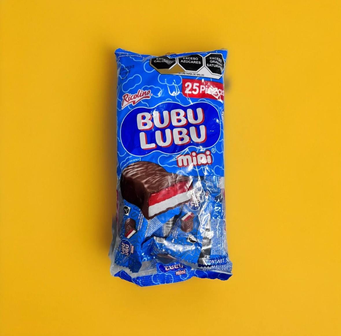 Ricolino Mini Bubulubu Chocolate Strawberry Marshmallow Bars (25ct) - Etsy