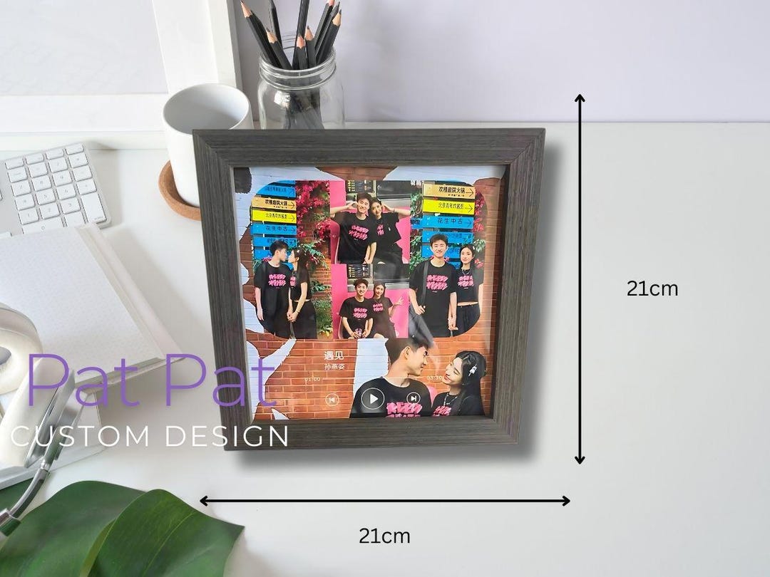 Custom Creative Music Frame Player DIY Photo & Sound Gift for Valentine ...