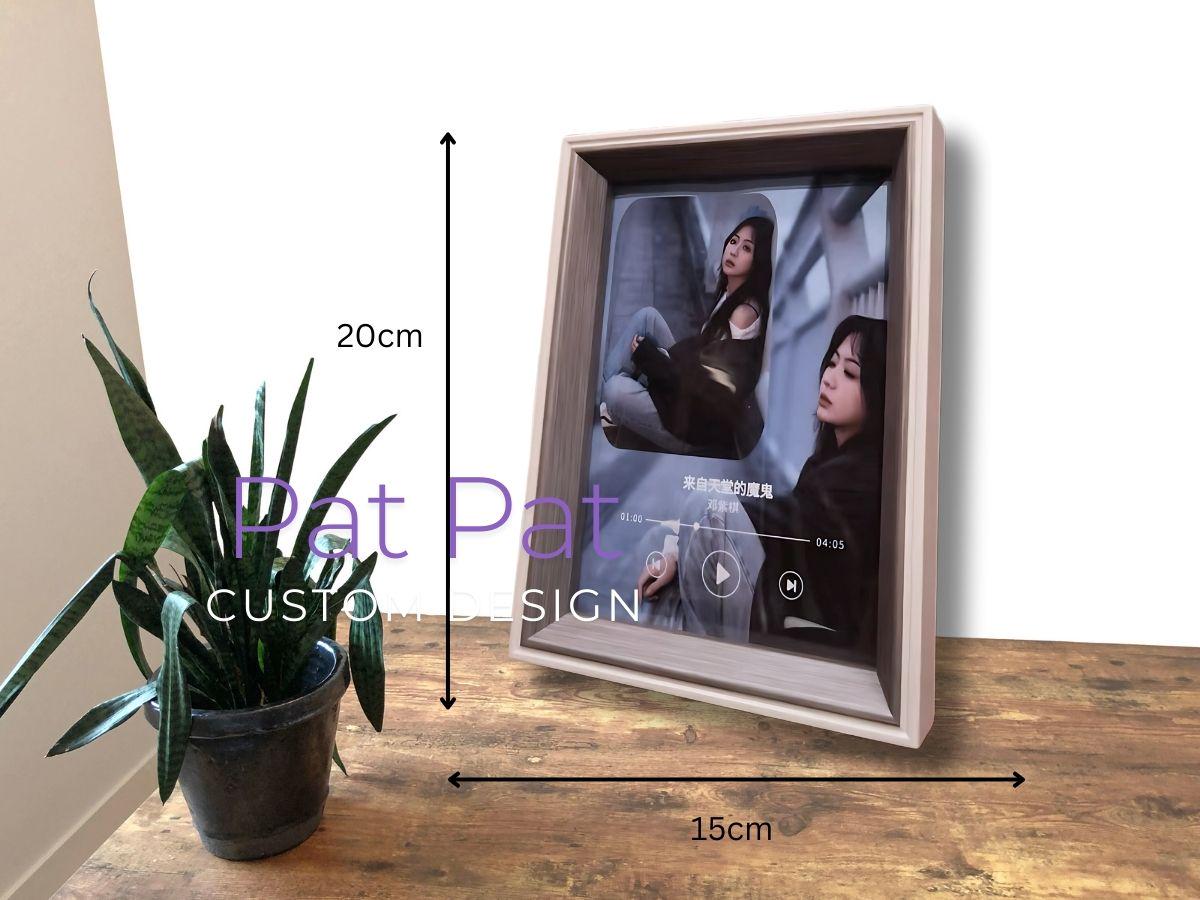 Custom Creative Music Frame Player DIY Photo & Sound Gift for Valentine ...