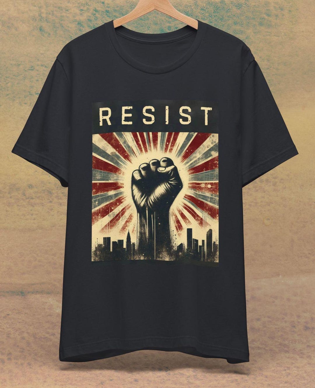 Resist Shirt | Raised Fist Protest Tee | Power to the People Graphic ...