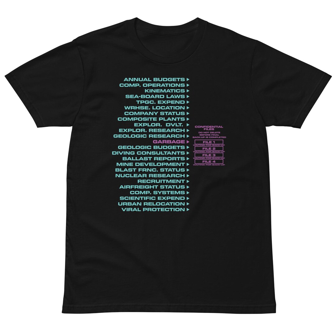 HACKERS Garbage File / Gibson Unisex Premium Cotton T-shirt - Etsy