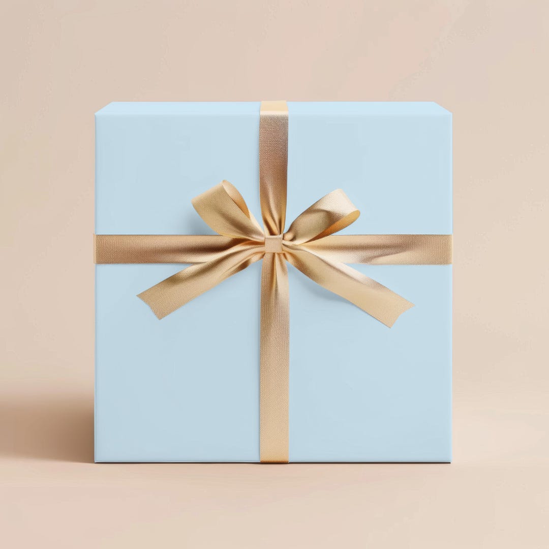 Solid Light Blue Wrapping Paper, Minimalist Gift Wrap, Seamless Design ...